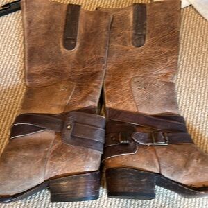 Freebird by Steven | Shoes | New Freebird By Steven Dakota Distressed Leather Brown Boots Size 7 ...